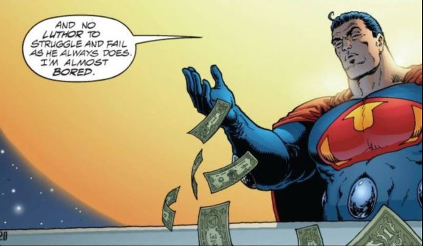 evil superman comic