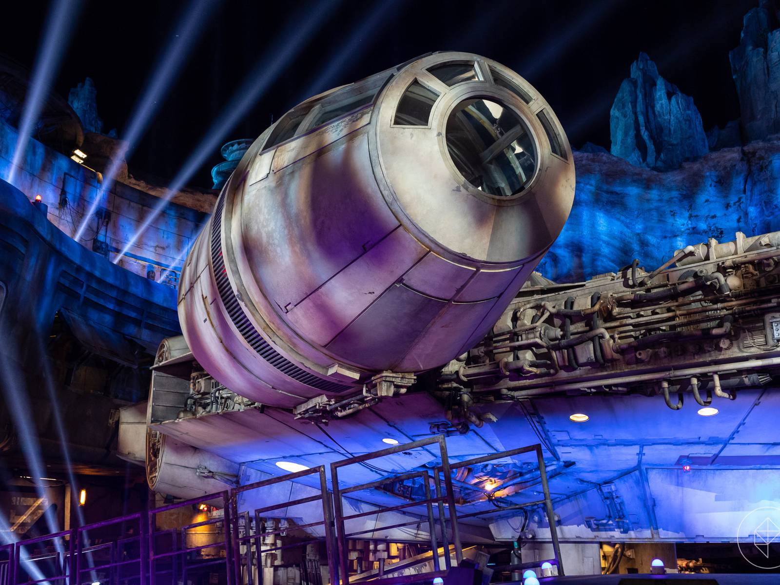 how big would the millennium falcon be in real life