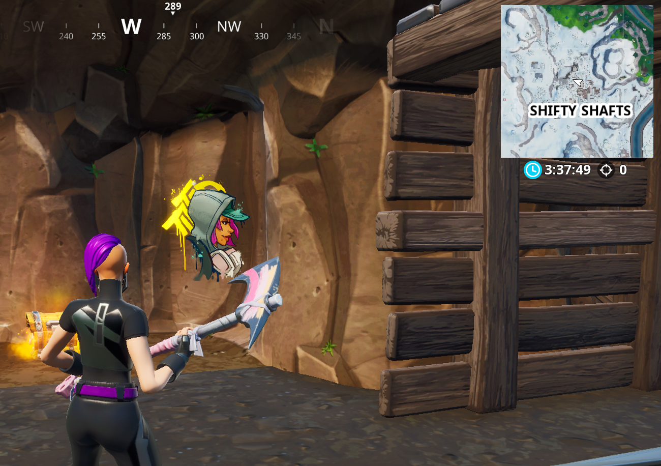 Fortnite lost spraycans map