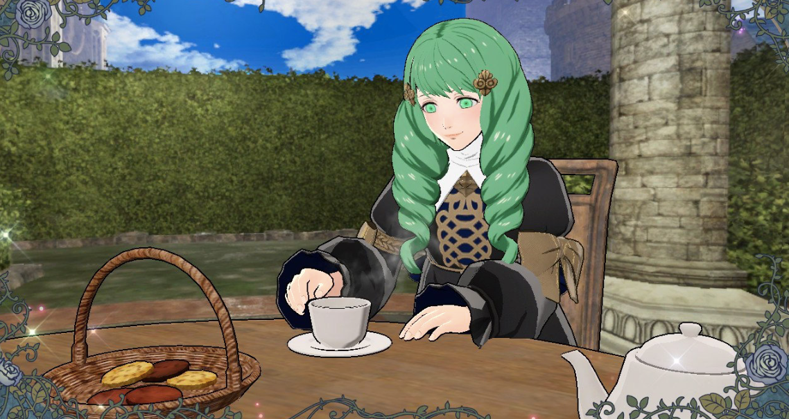 Professor, Flayn wants a fish in Fire Emblem: Three Houses