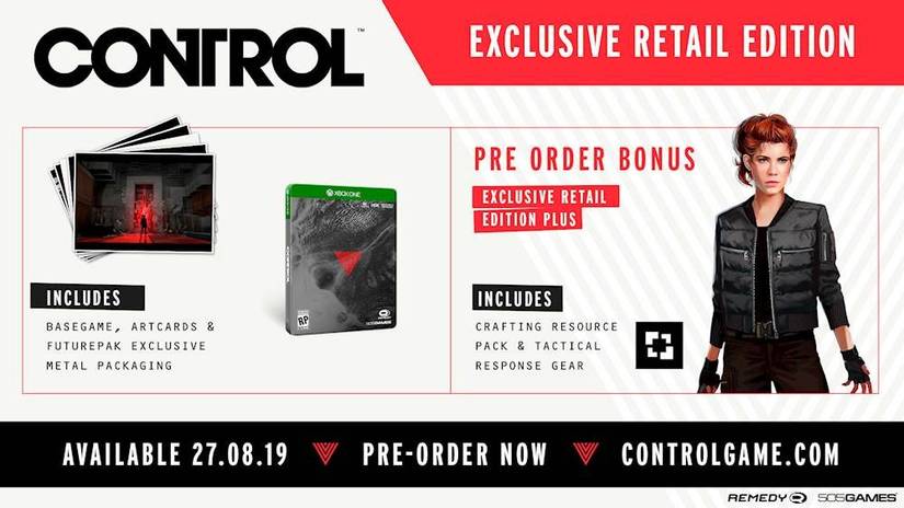 Control: pre-order bonuses, deluxe editions, release date and more
