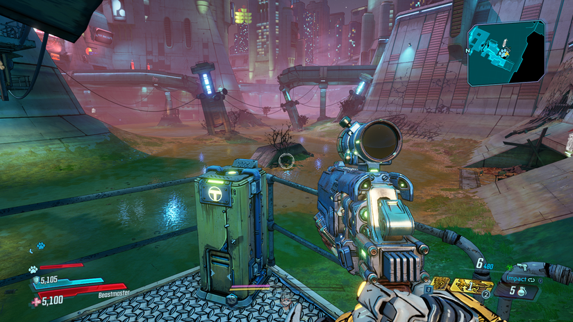 Borderlands 3 Meridian Outskirts challenges map guide