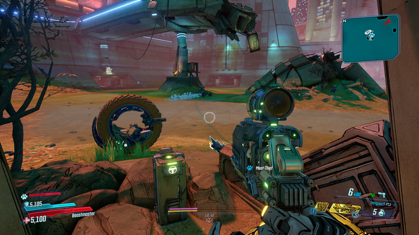 Borderlands 3 Meridian Outskirts challenges map guide