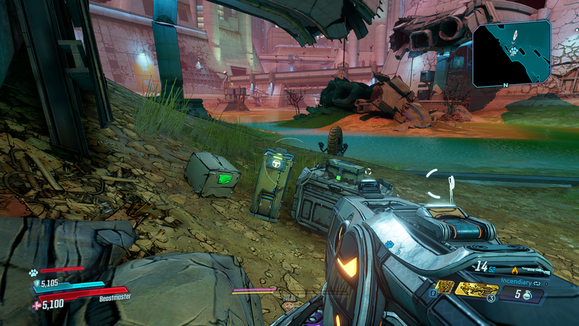Borderlands 3 Meridian Outskirts challenges map guide
