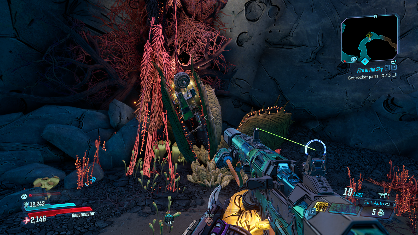 borderlands blue fire