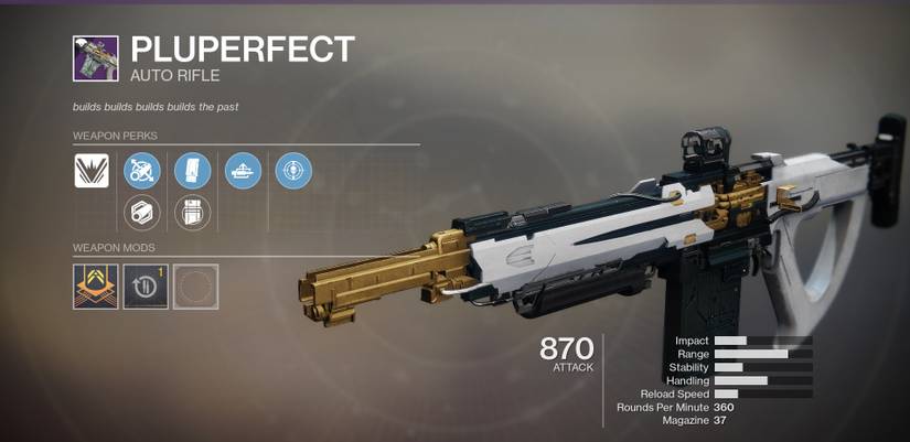 destiny weapon level