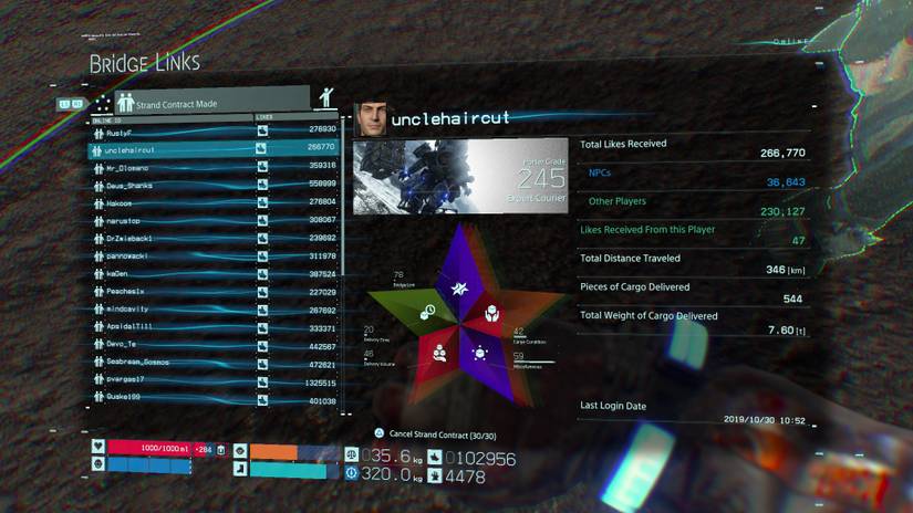 Death Stranding Bridge Links and Strand Contracts guide