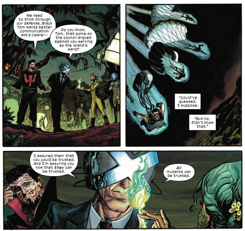 professor x comic panel