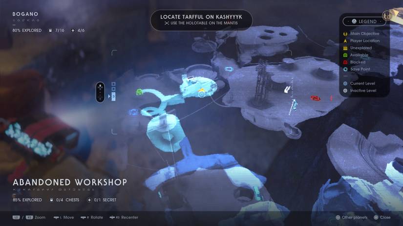 Bogano chests and secrets map locations – Star Wars Jedi: Fallen Order ...