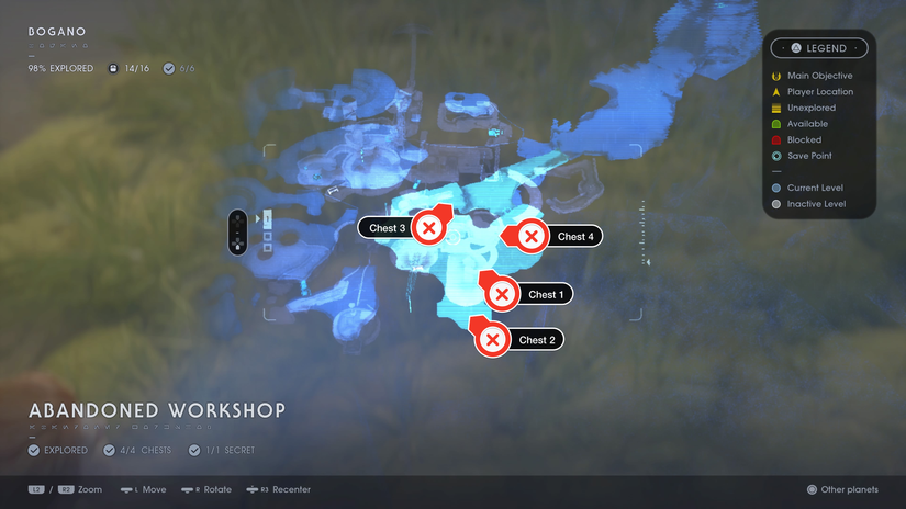 Bogano chests and secrets map locations – Star Wars Jedi: Fallen Order ...