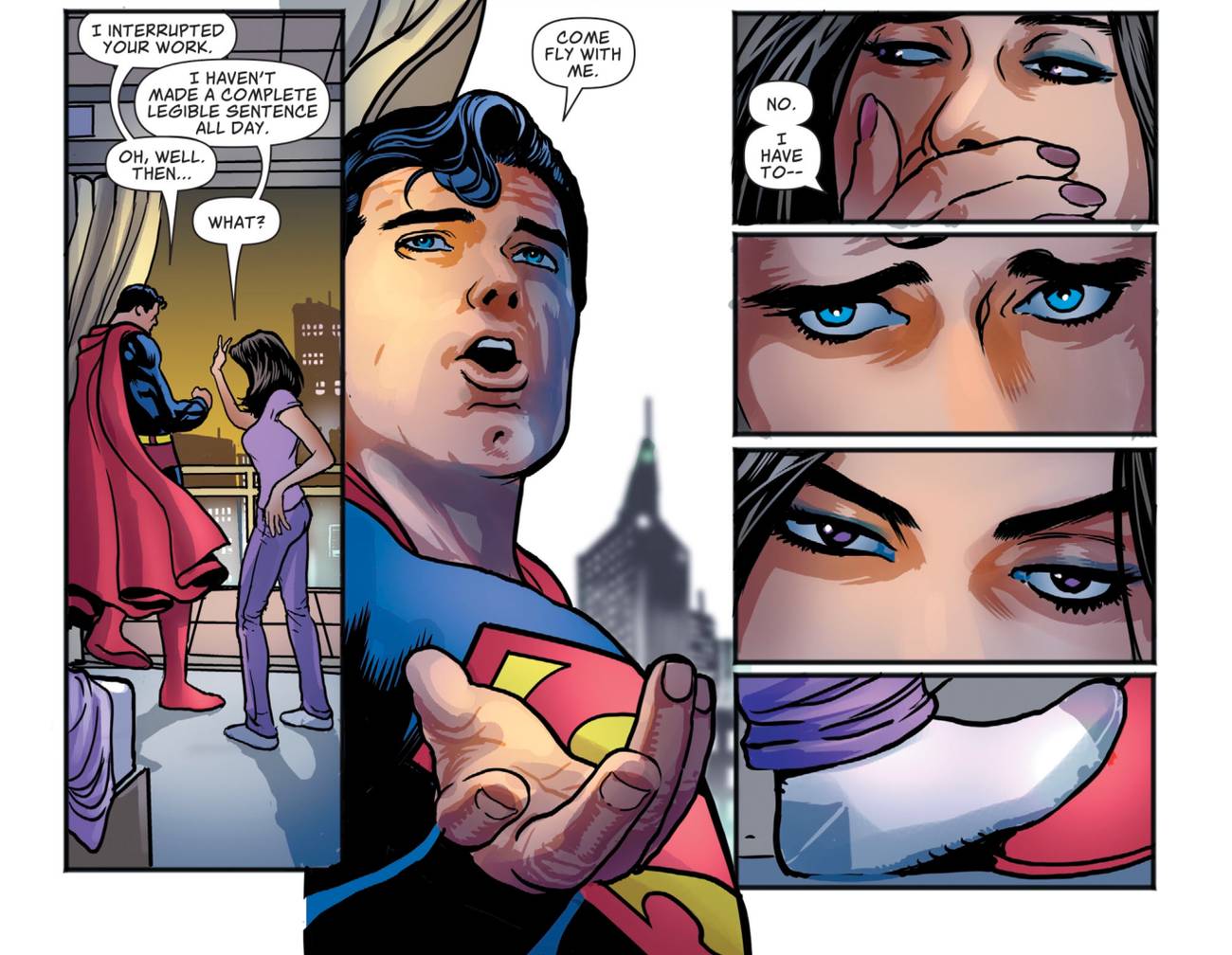 made him fly superman