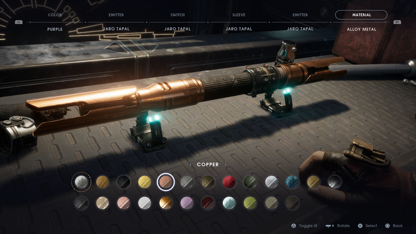 tree branch lightsaber