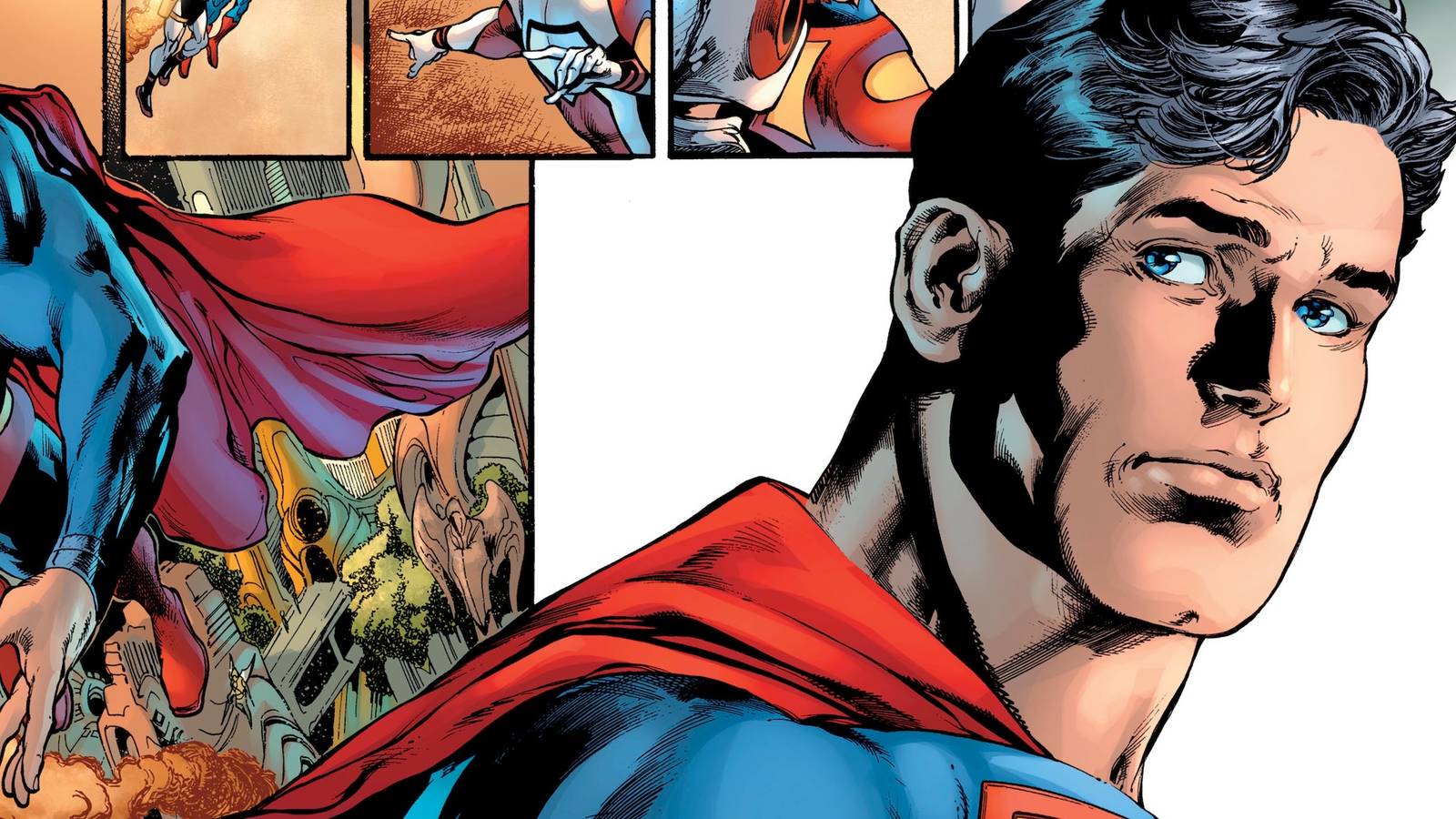 superman comic art hd