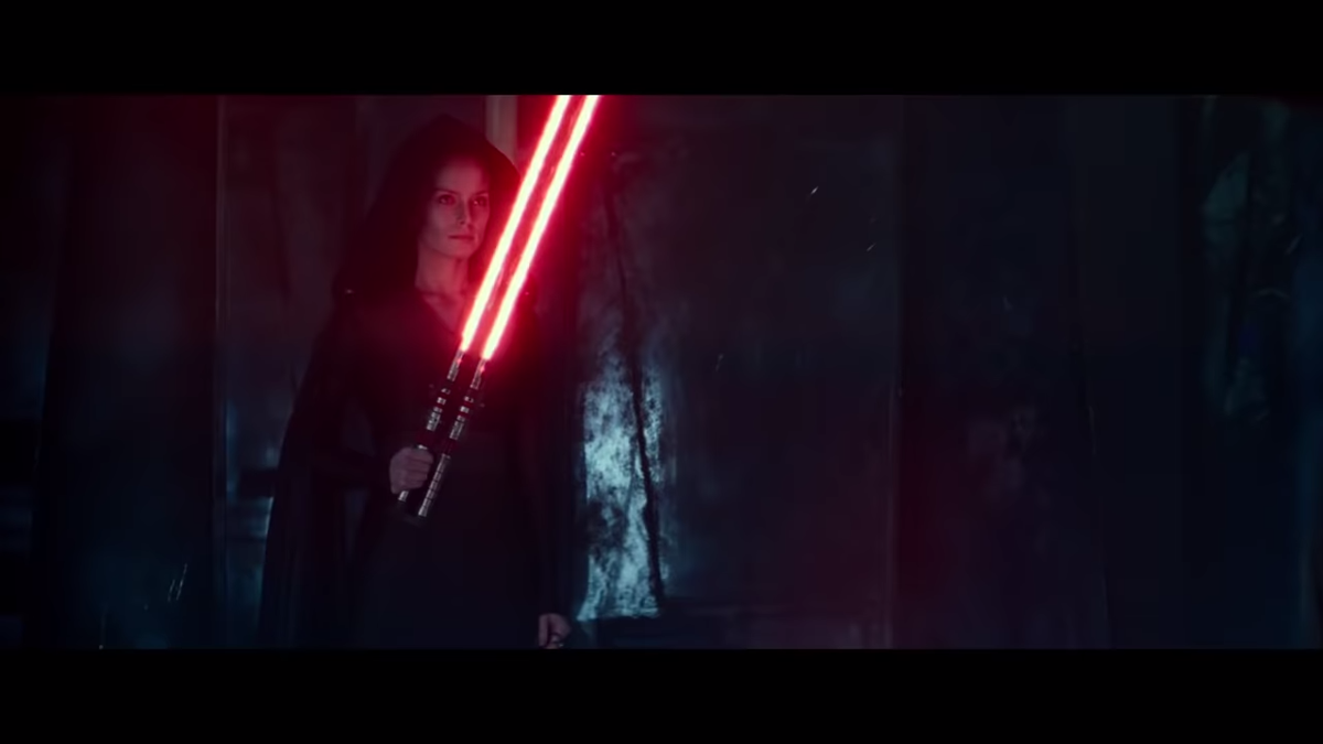 You can buy Dark Side Rey’s weird lightsaber from Rise of Skywalker