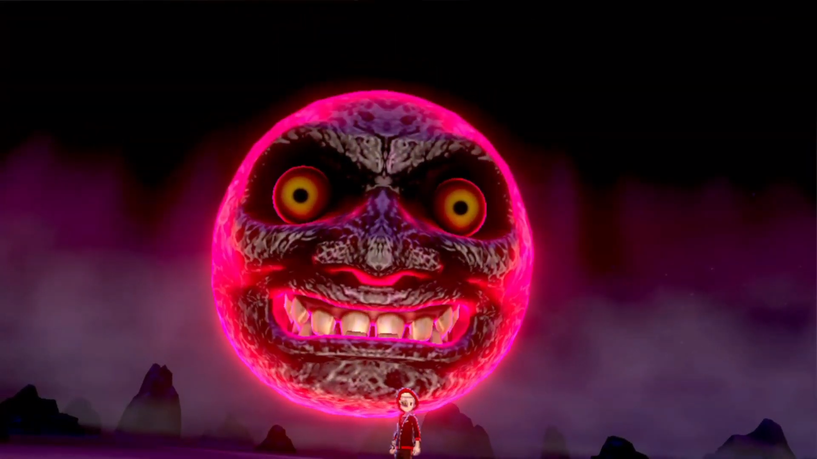 majora's mask moon art