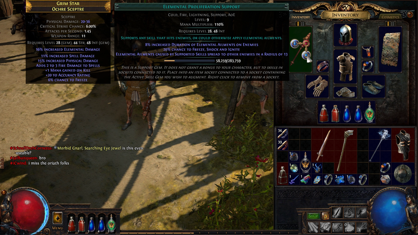 Path of Exile how to use Support Skill Gems to link your skills guide