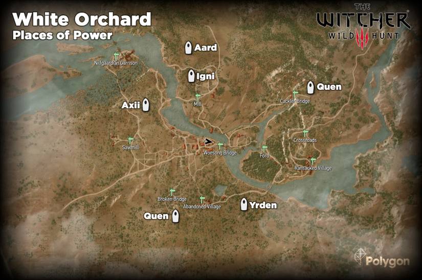 white orchard