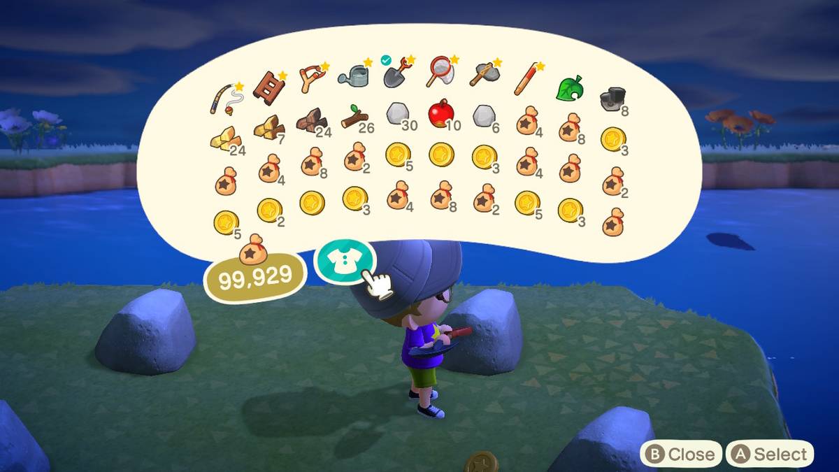 Animal Crossing inventory space – how to increase