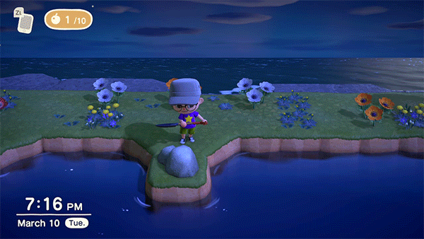 How to move rocks in Animal Crossing: New Horizons (Switch)