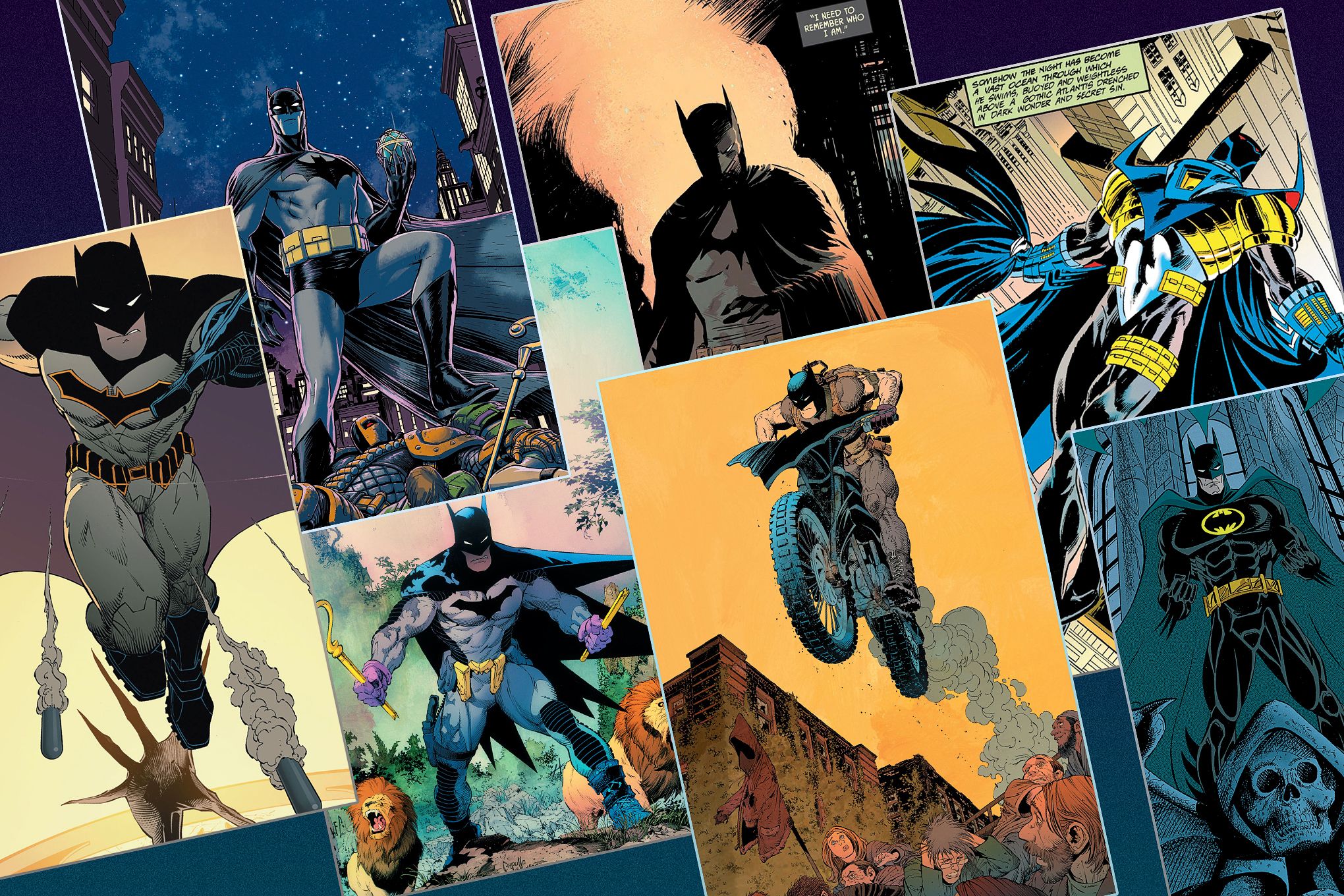 different batman suits comics