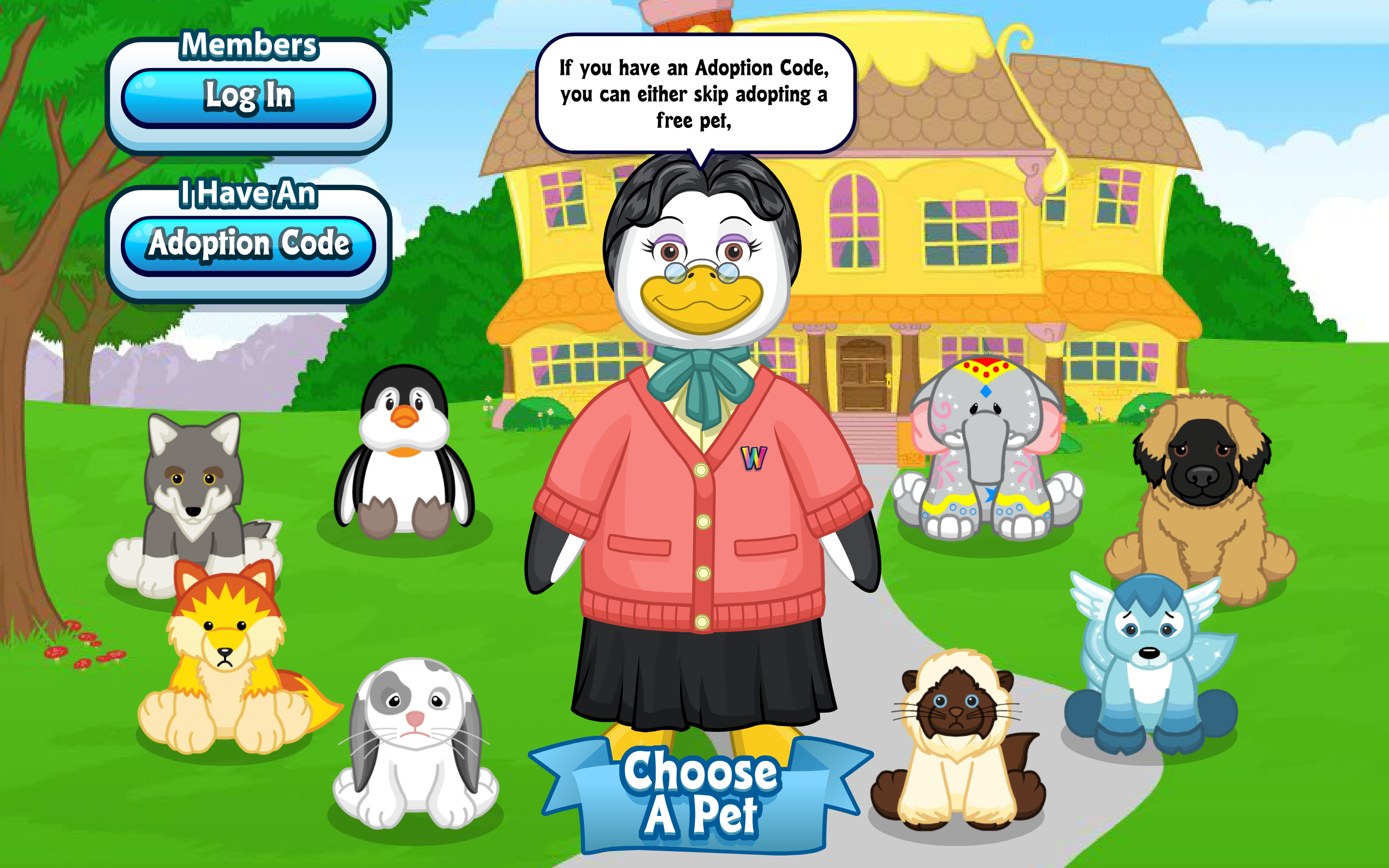 webkinz pet types
