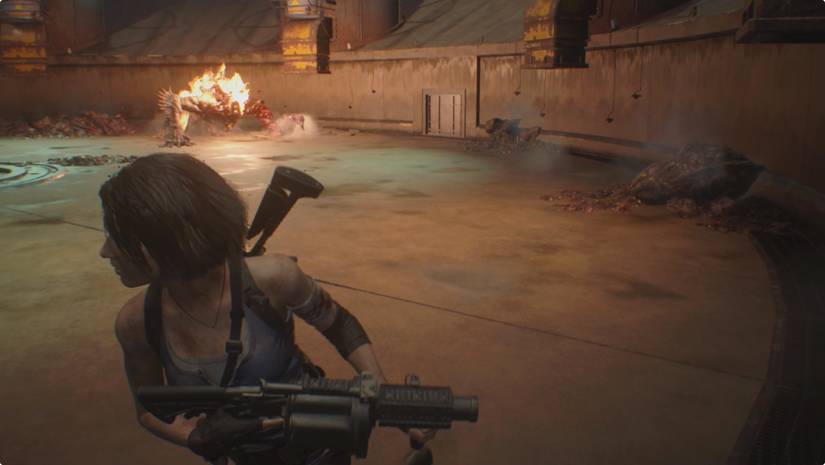 resident evil nemesis attack