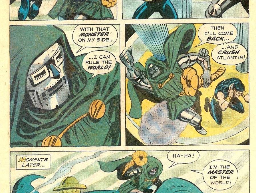 The Doctor Doom toot horn meme, explained by bizarre Marvel Comics