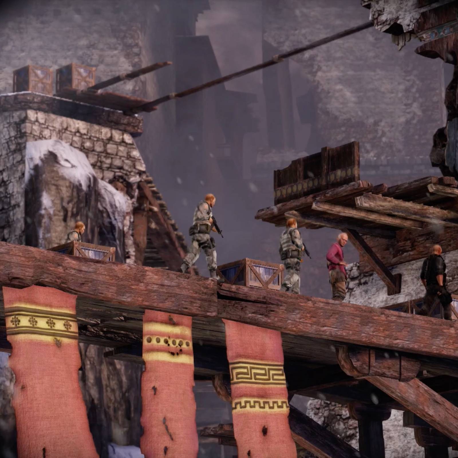 uncharted 3 monastery