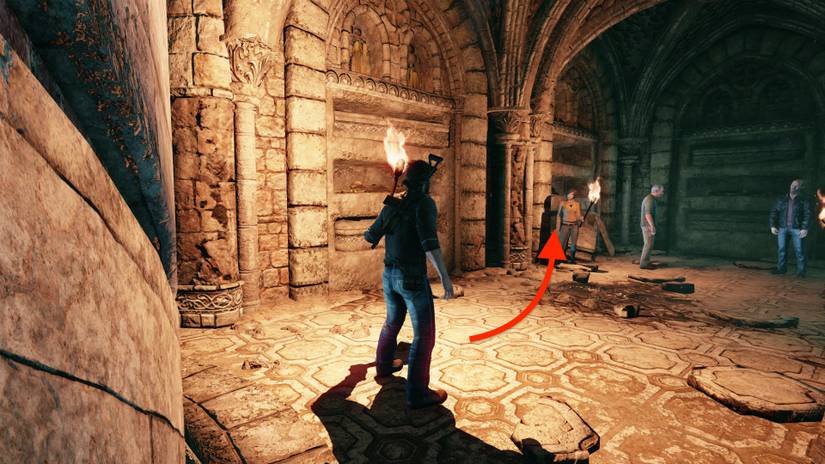 uncharted 3 puzzle mural