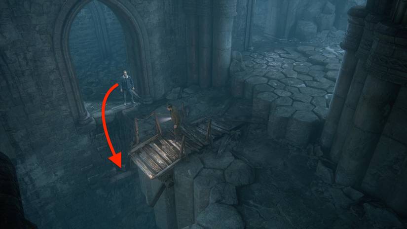 uncharted statues library