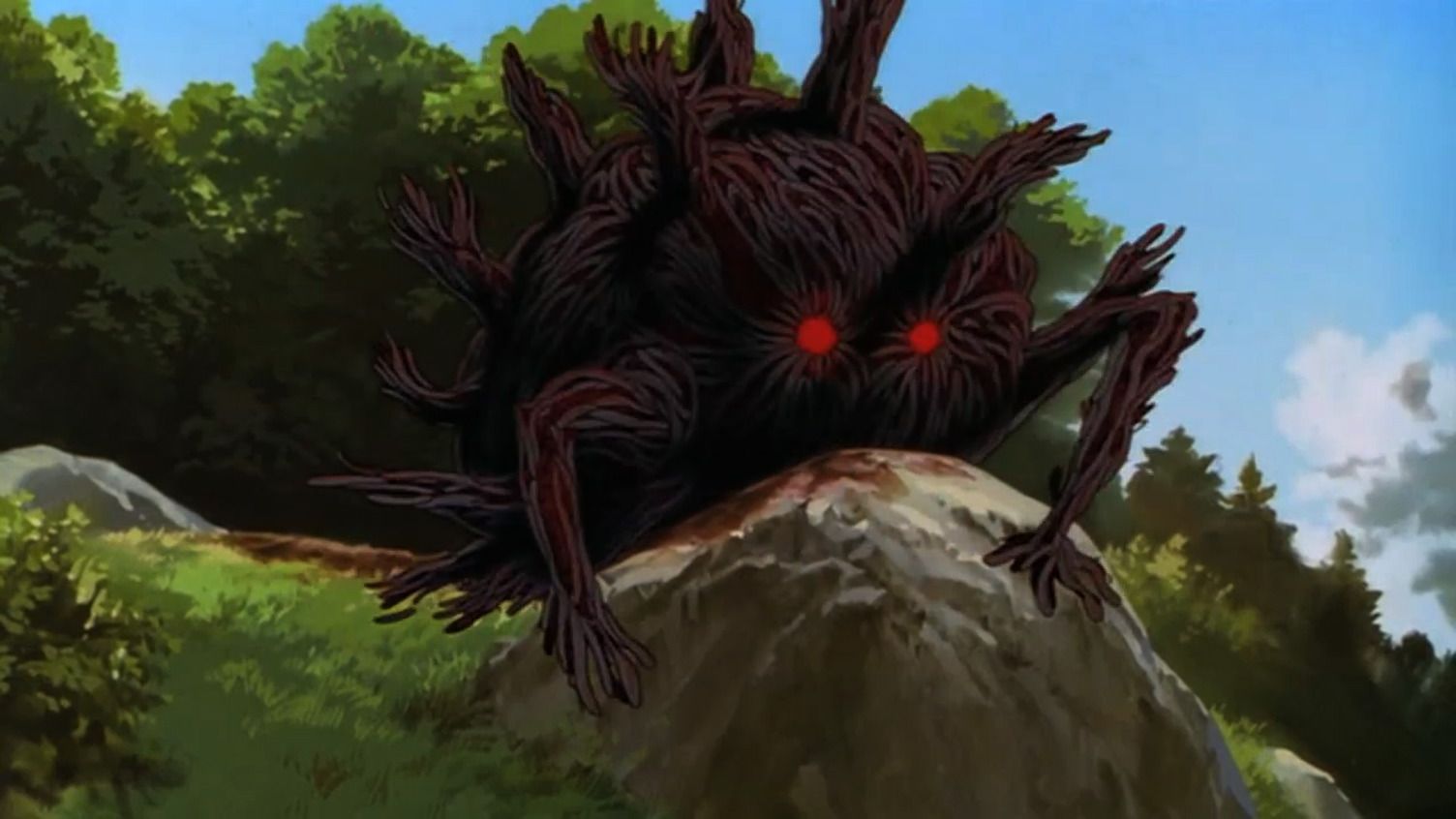 worm monster the forest