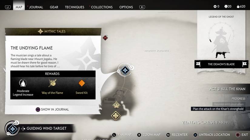 The Undying Flame Mythic Tale walkthrough – Ghost of Tsushima guide