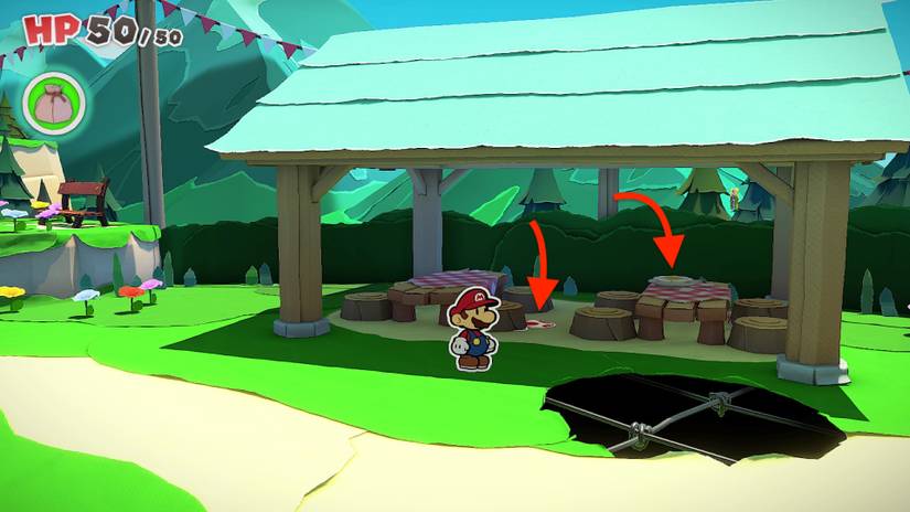 paper mario toads blocking path
