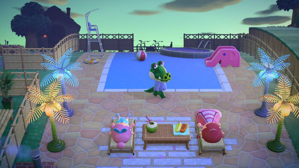 Animal Crossing: New Horizons players are creating clever pool setups