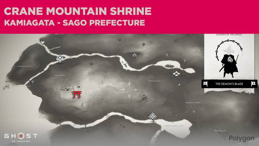 Ghost of Tsushima: Shinto Shrine locations and maps