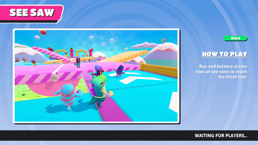 fall guys sprint button