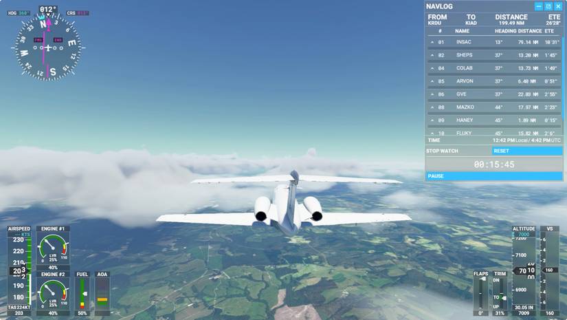 flight simulator navigation guide