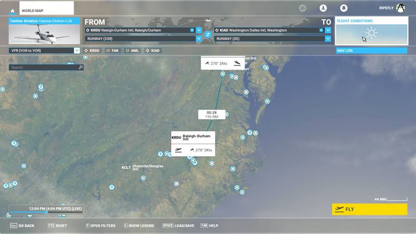 flight simulator navigation guide