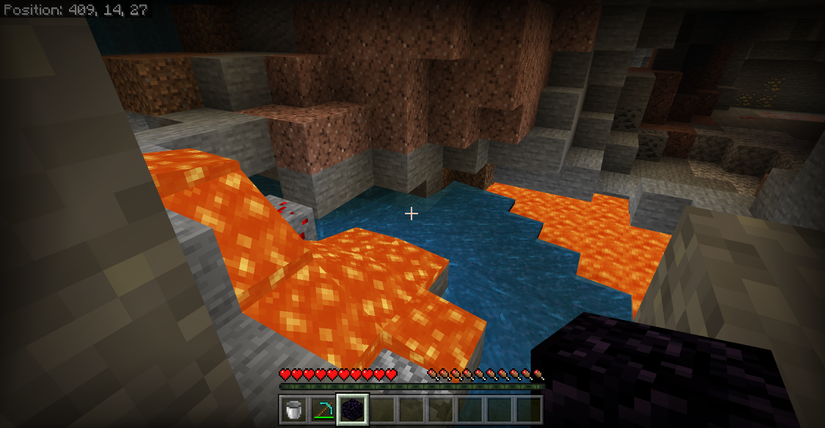 how to make nether portal with lava pool