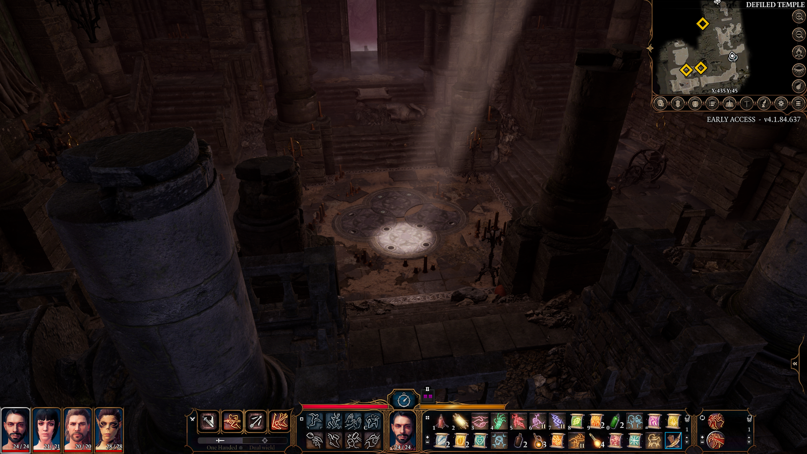 Baldur’s Gate 3 Defiled Temple moon puzzle solution in BG3