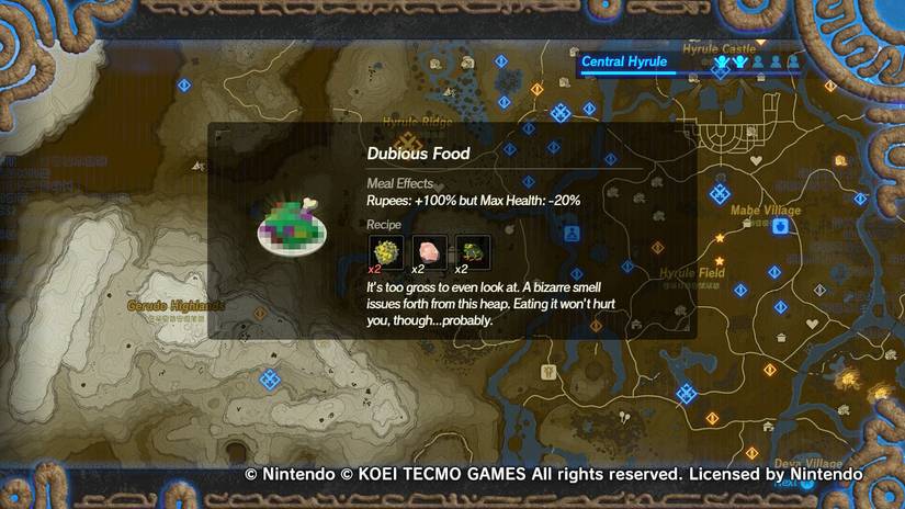 Breath of the Wild’s dubious food is the best recipe in Age of Calamity