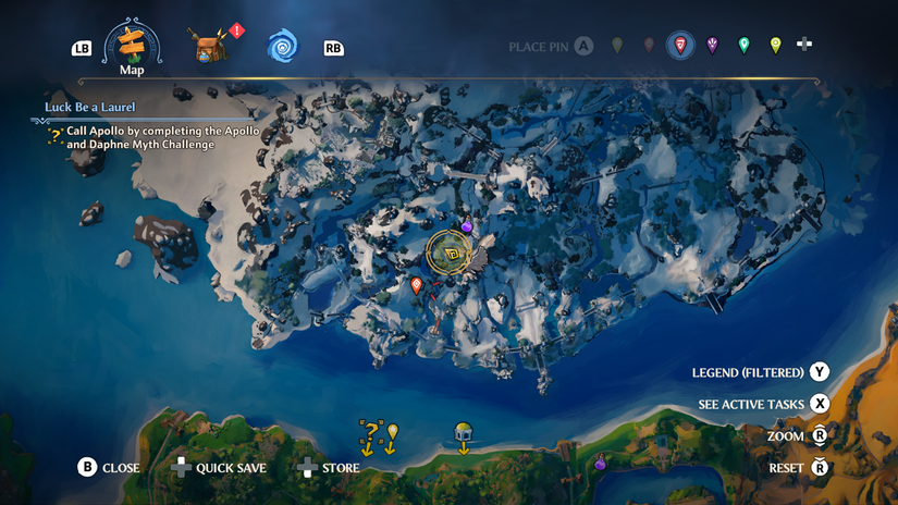 Myth Challenge Big Lyre locations and notes guide: Immortals Fenyx Rising