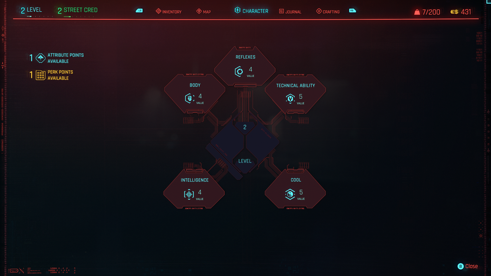 Cyberpunk 2077 Attributes and Attribute Points guide