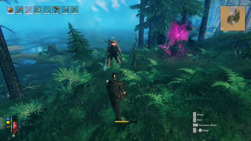 charred forest valheim