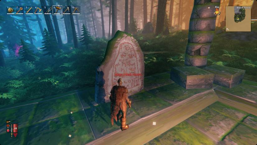 charred forest valheim