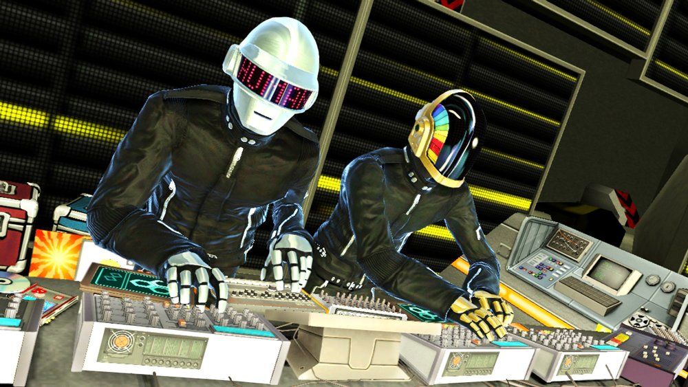 daft punk remove helmets