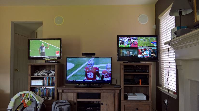 I’m officially not the only one with three TVs in my living room