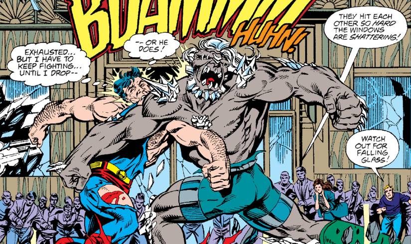 how does superman stop doomsday