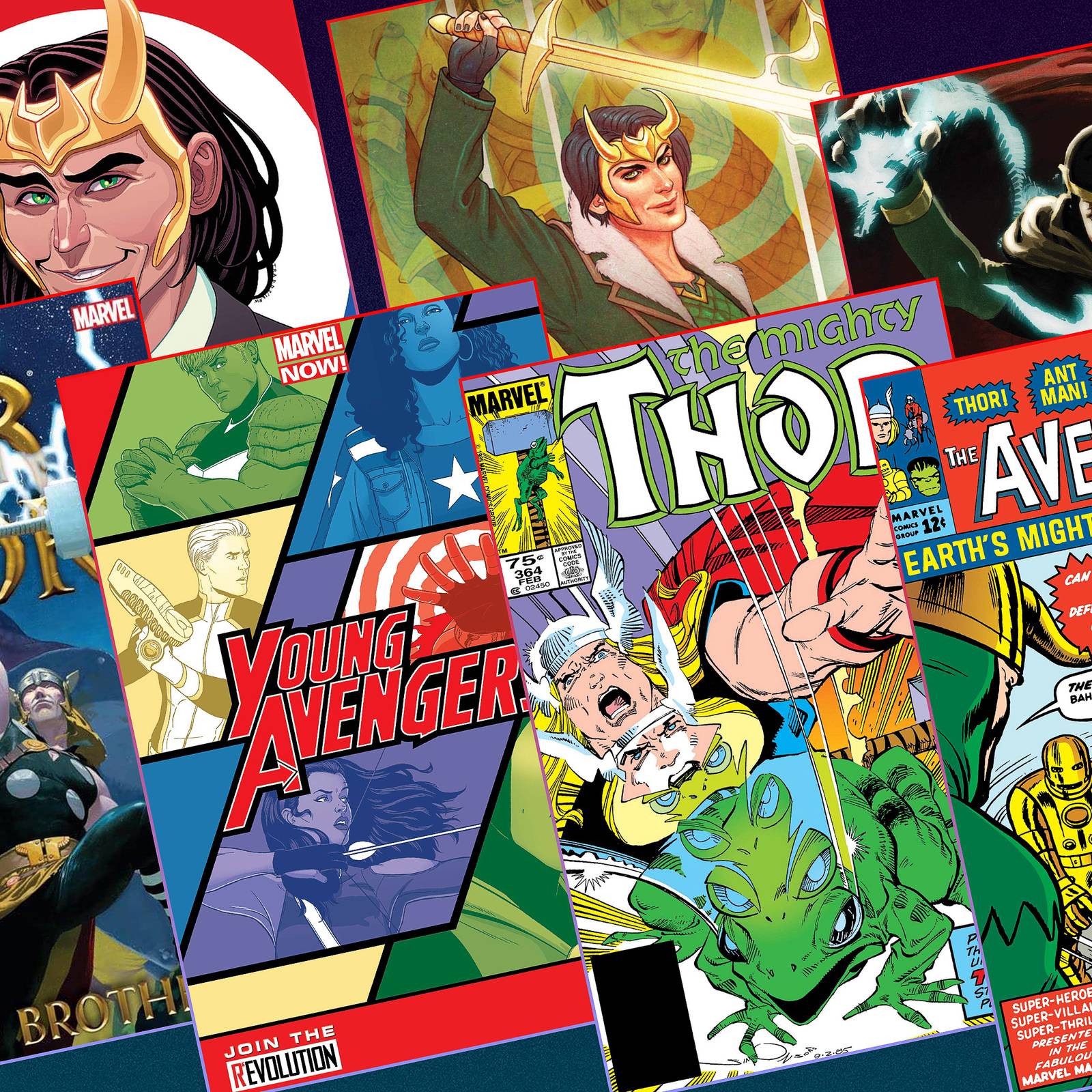 original loki comic design