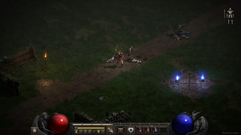 Diablo 2: Resurrected is modernized by the controller controls